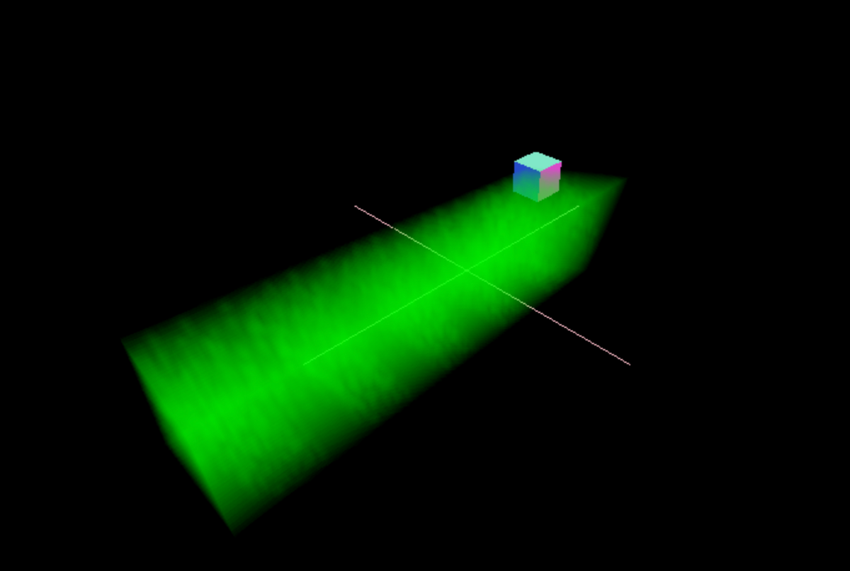 Volumetric Rendering in R3F of 3D Noise in a 2D Texture