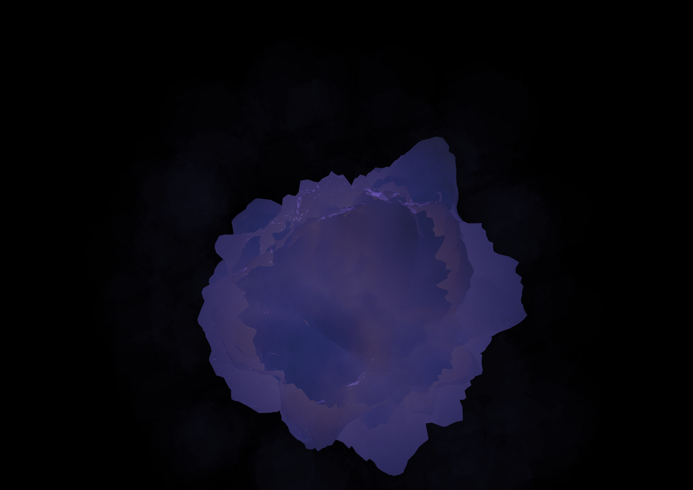 Abstract Blob Shader with Particles