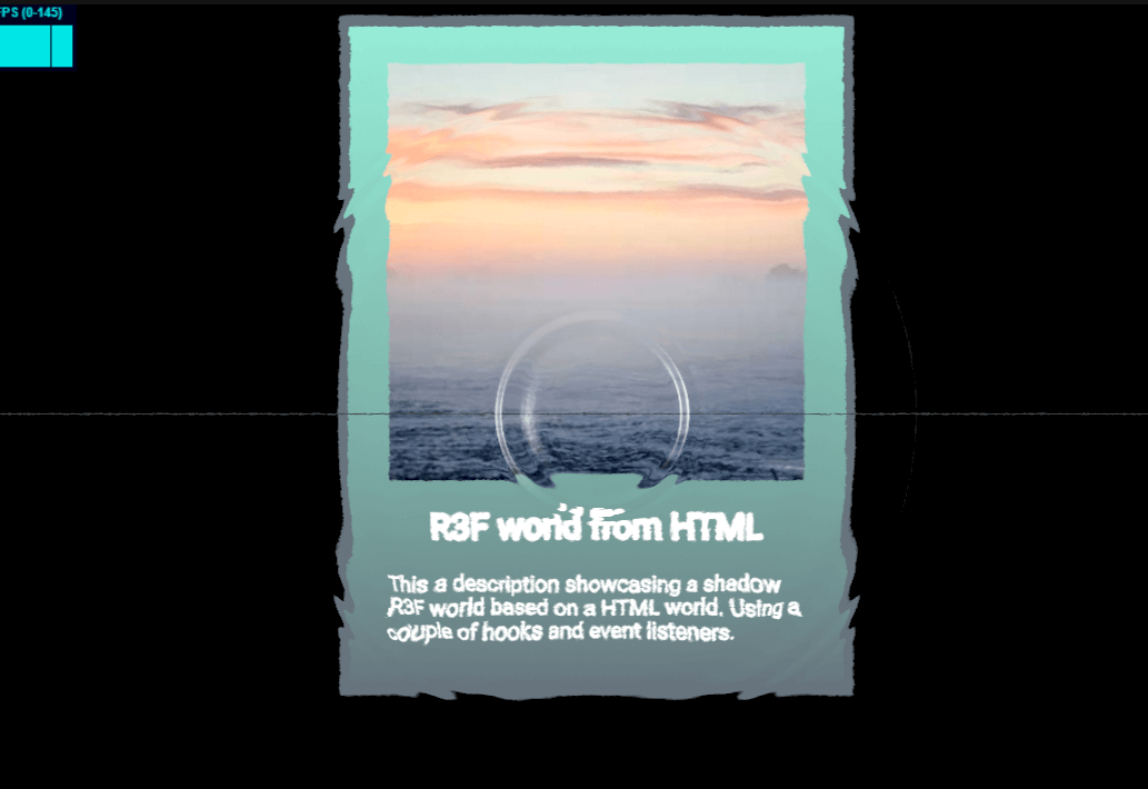 R&D - Water Ripple, Postprocessing and HTML like world